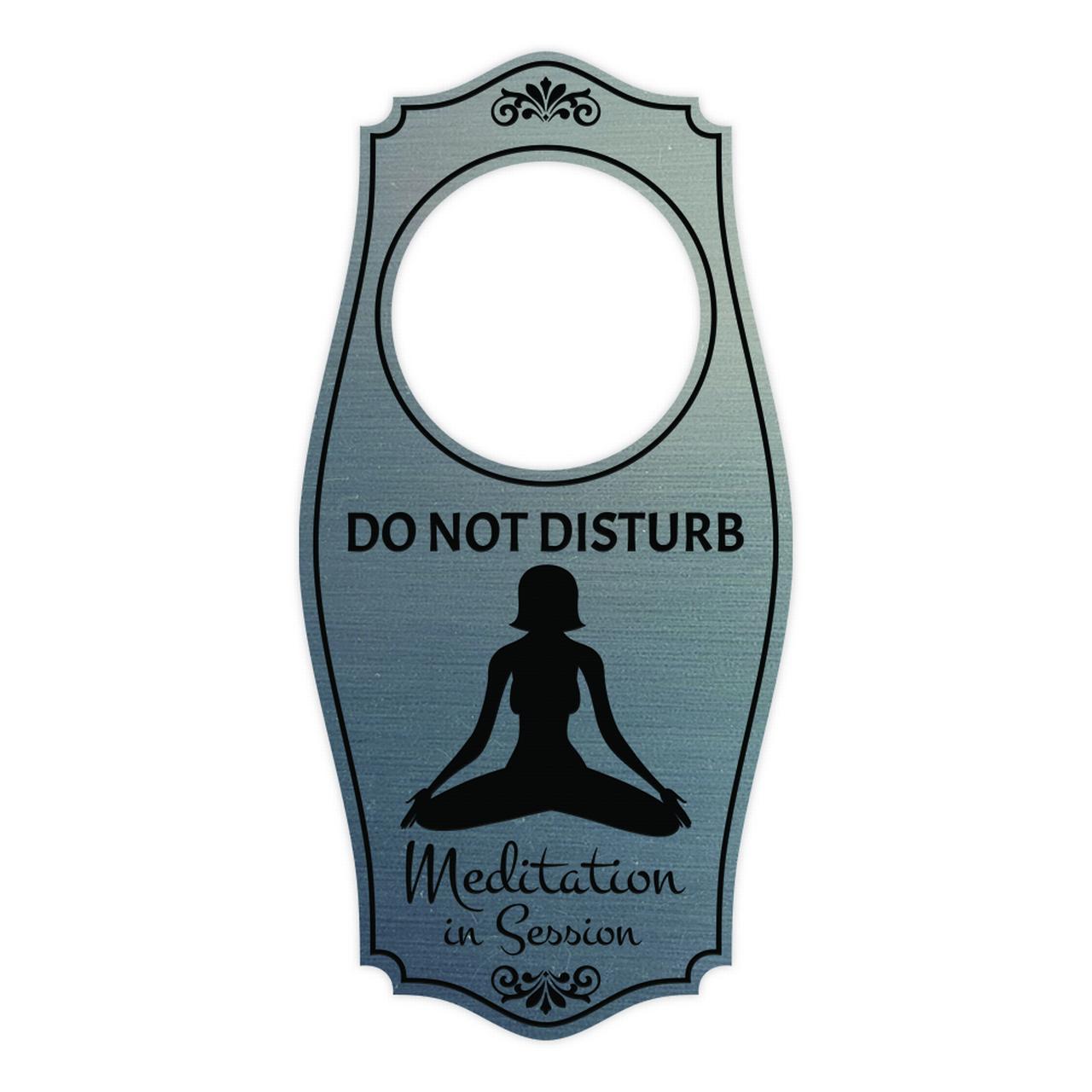 Do Not Disturb Meditation In Session Door Hanger | House or Business ...