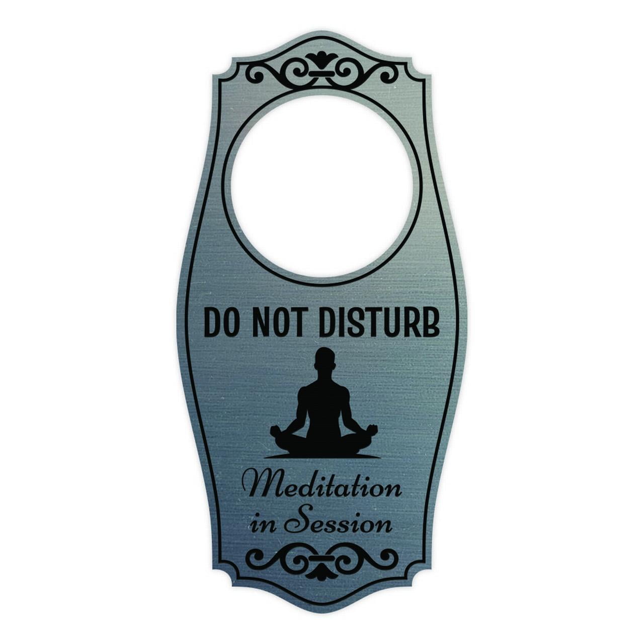 Do Not Disturb Meditation In Session (Man) Door Hanger | House or ...