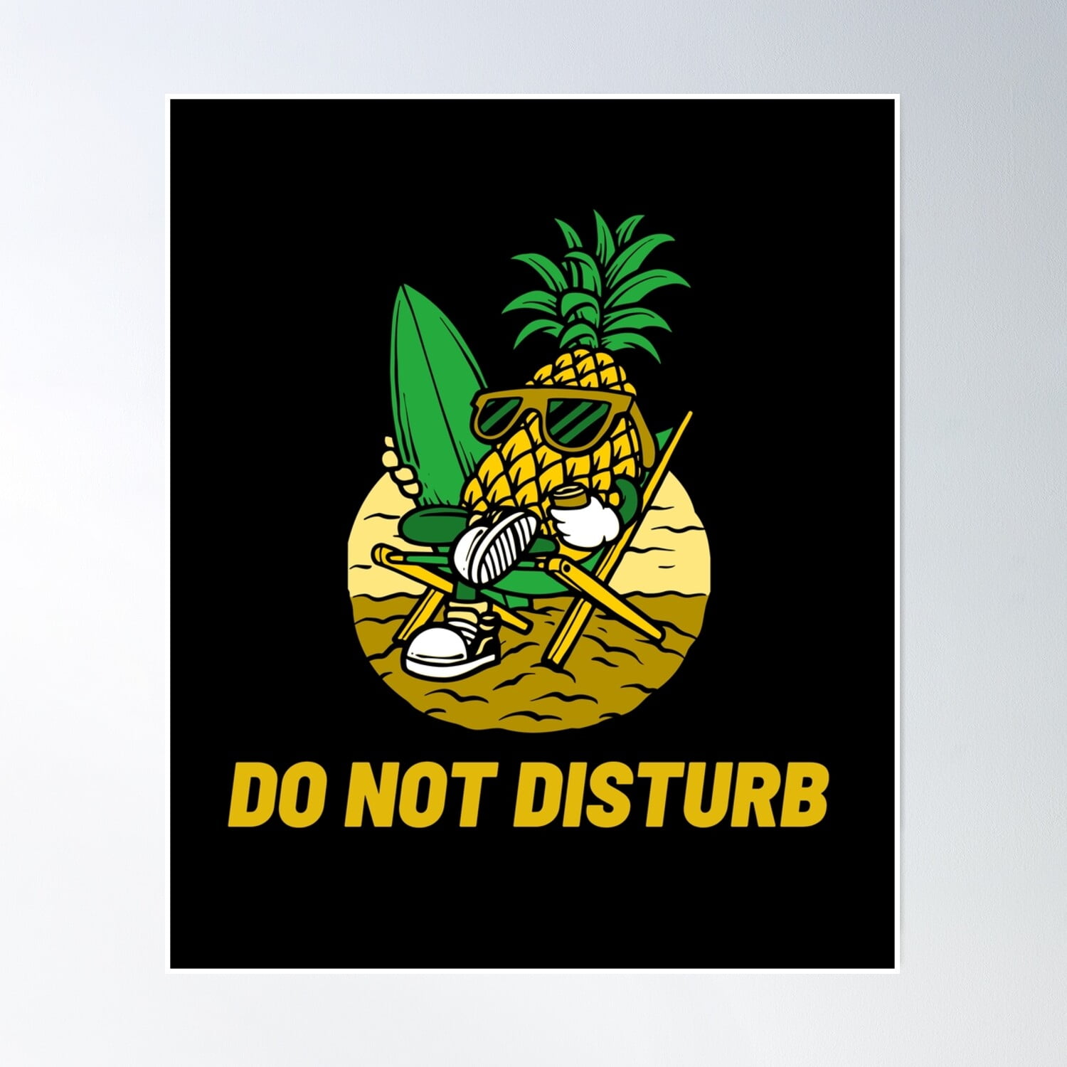 Do Not Disturb!!! Poster Wall Art, Modern Wall Decor, 12x18 UNFRAMED ...