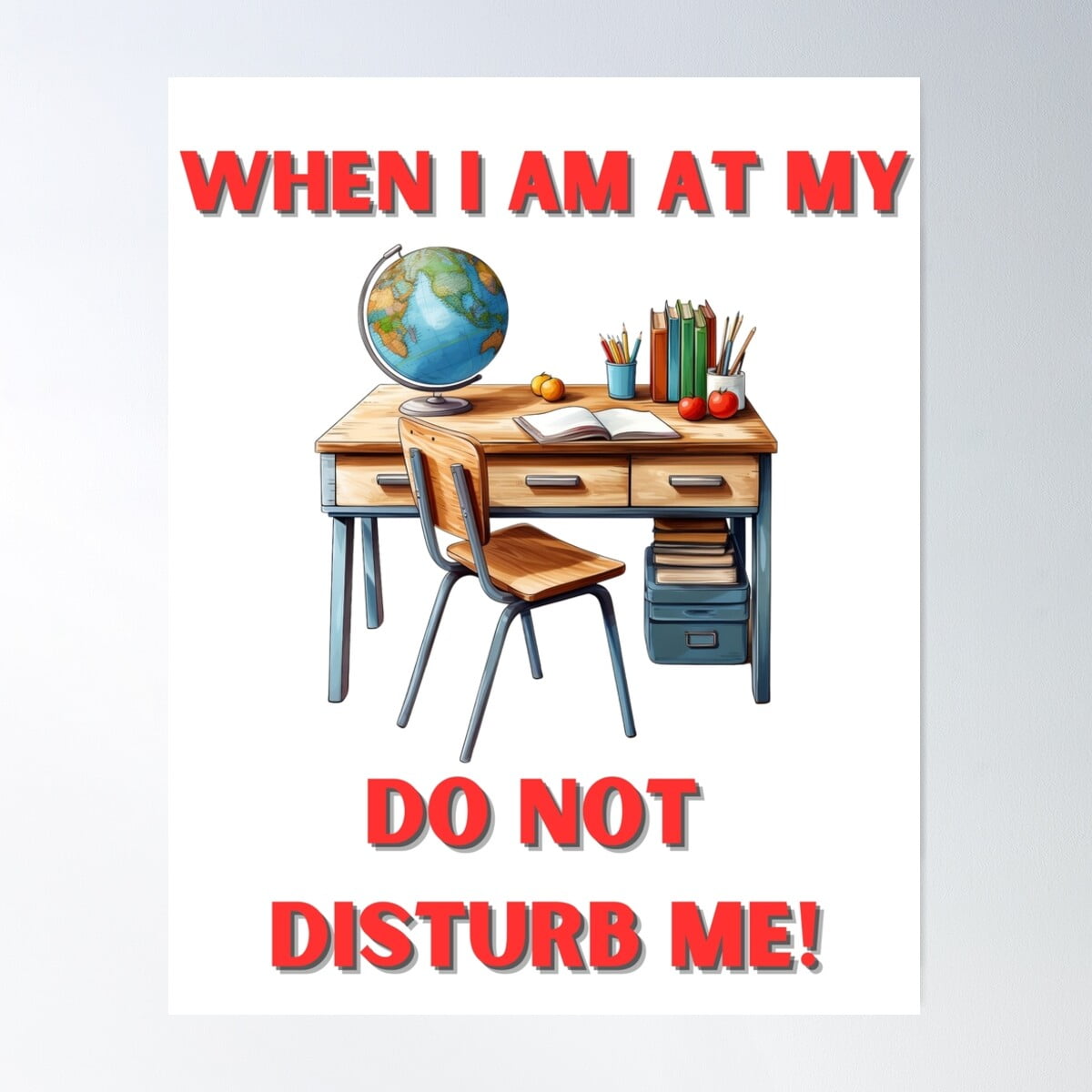 Do Not Disturb Poster Wall Art, Modern Wall Decor For Living Room ...