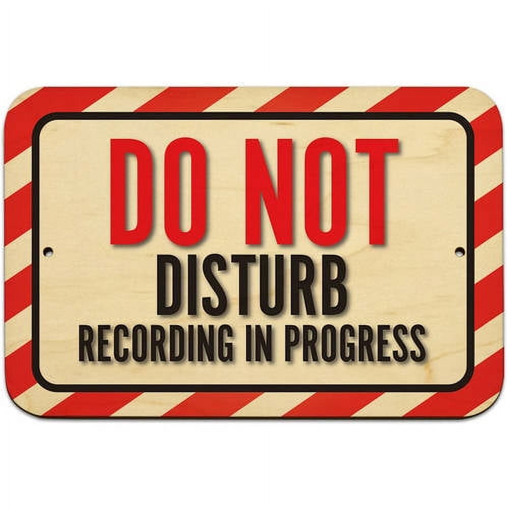 Do Not Disturb Recording In Progress Sign - Walmart.com