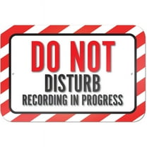 Do Not Disturb Streaming in Progress Sign - Walmart.com