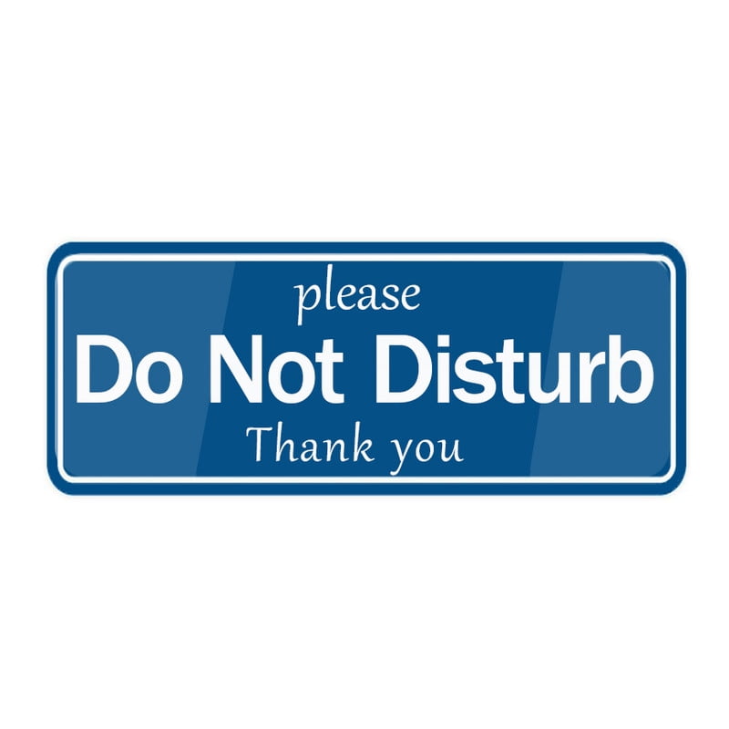Do Not Disturb Sign - Comes With Double Sided Tape To Secure Perfectly ...