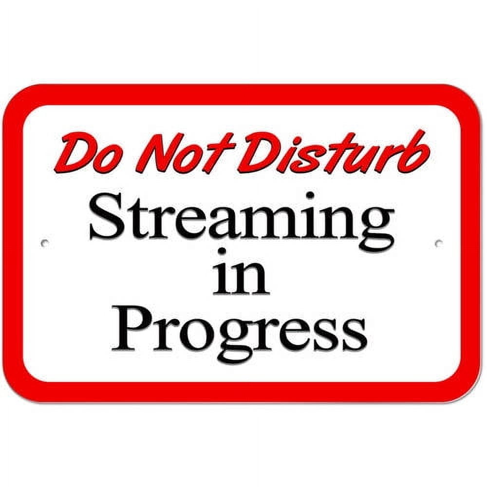 Do Not Disturb Streaming in Progress Sign - Walmart.com
