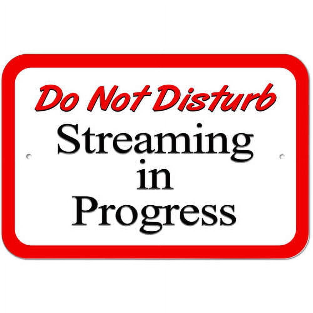Do Not Disturb Streaming in Progress Sign - Walmart.com
