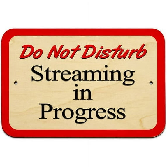 Do Not Disturb Streaming in Progress Sign - Walmart.com