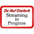 Do Not Disturb Streaming in Progress Sign - Walmart.com