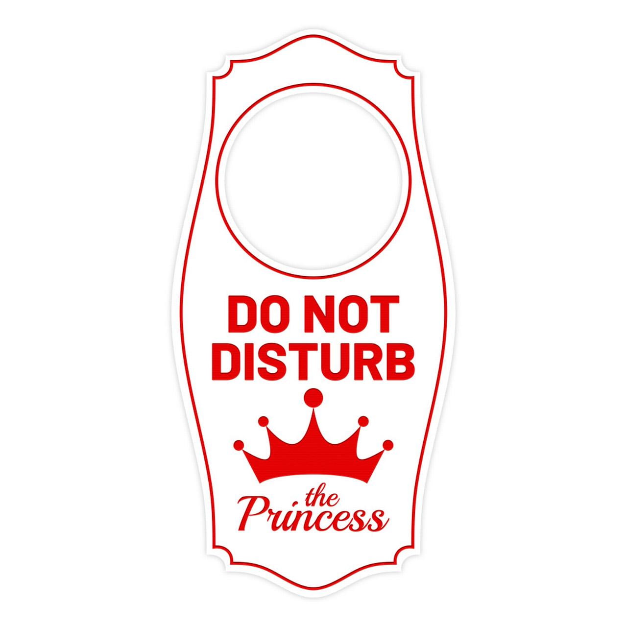 Do Not Disturb The Princess Door Hanger | House or Business Door Sign ...