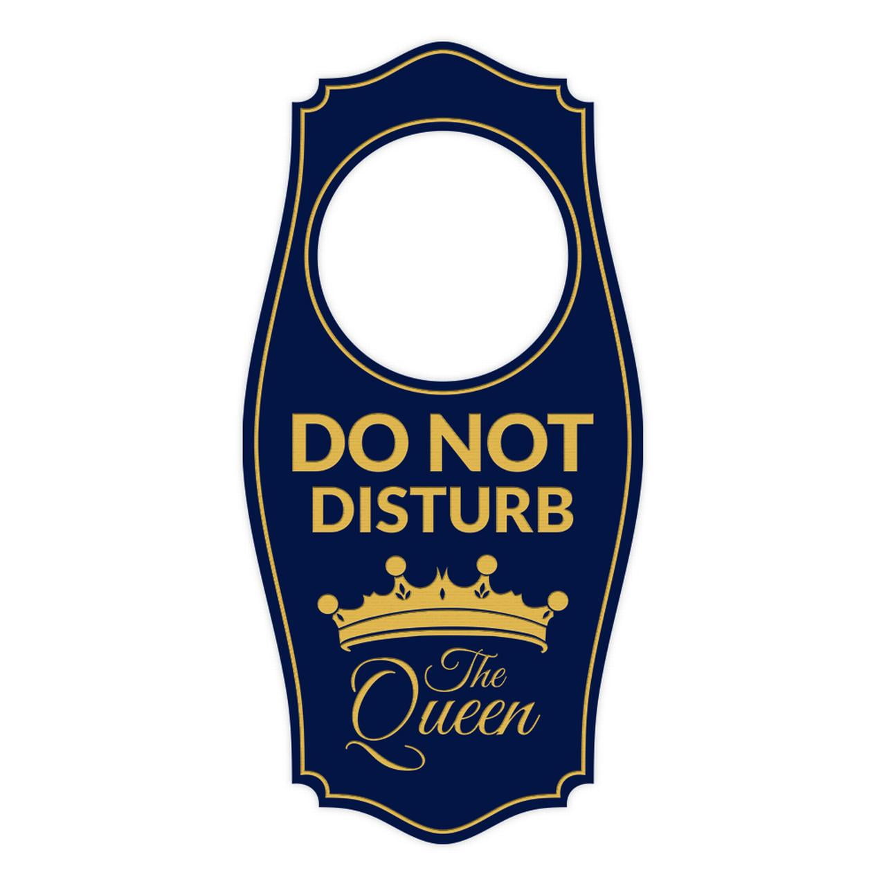 Do Not Disturb The Queen Door Hanger | House or Business Door Sign ...