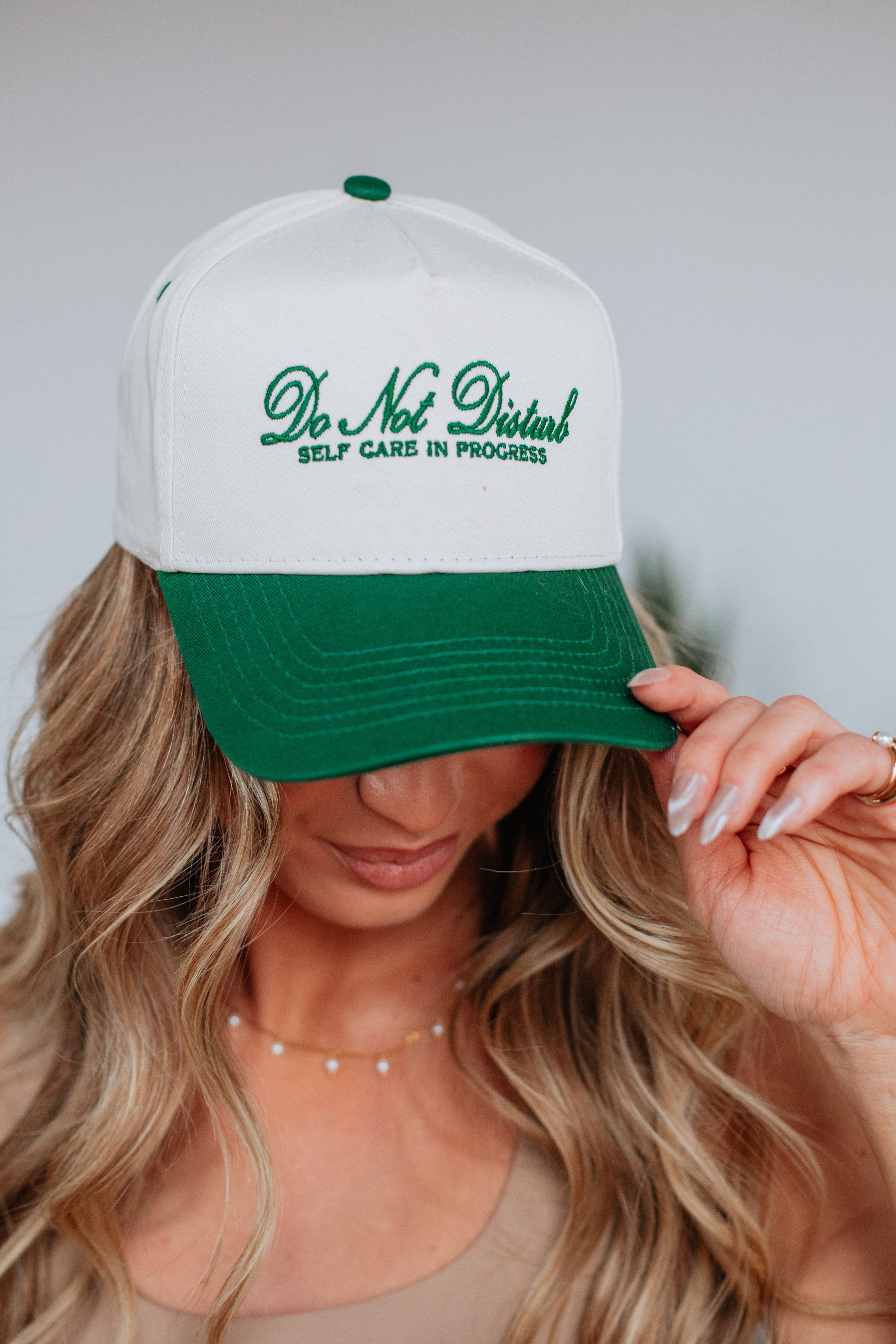 Do Not Disturb Trucker Hat - Hunter Green - Walmart.com
