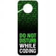 Do Not Disturb While Coding Binary Code Numbers Plastic Door Knob ...