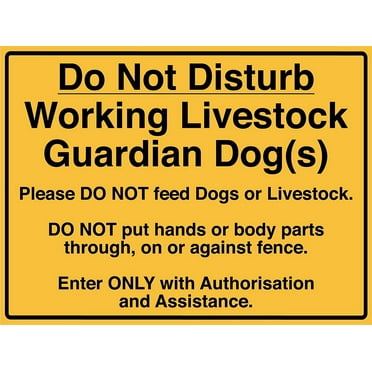 Warning Beware of BDLG Security Barking Dog Loaded Gun Sign - Walmart.com