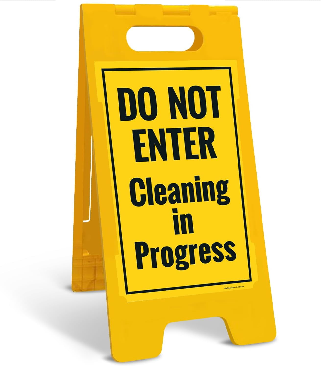 Do Not Enter Cleaning in Progress Sidewalk Sign Kit, 10x16 Inches, with ...