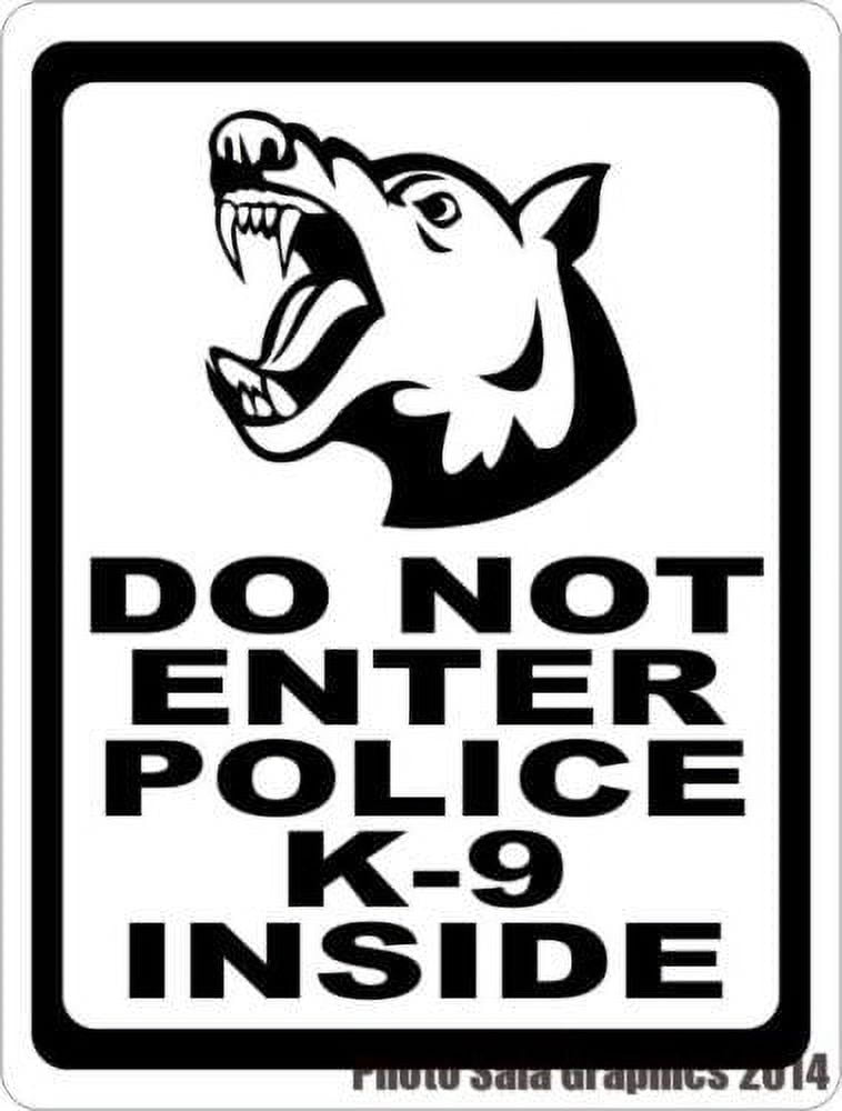 Do Not Enter Police K-9 Inside Sign - Walmart.com