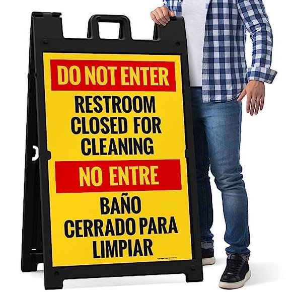 Shop Durable Restroom Signs for Home and Business in Various Styles