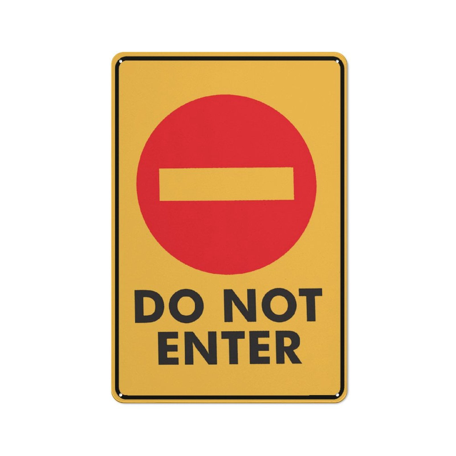 Do Not Enter Sign Outdoor Metal Sign - 12 X 8 Metal Signs For Business ...