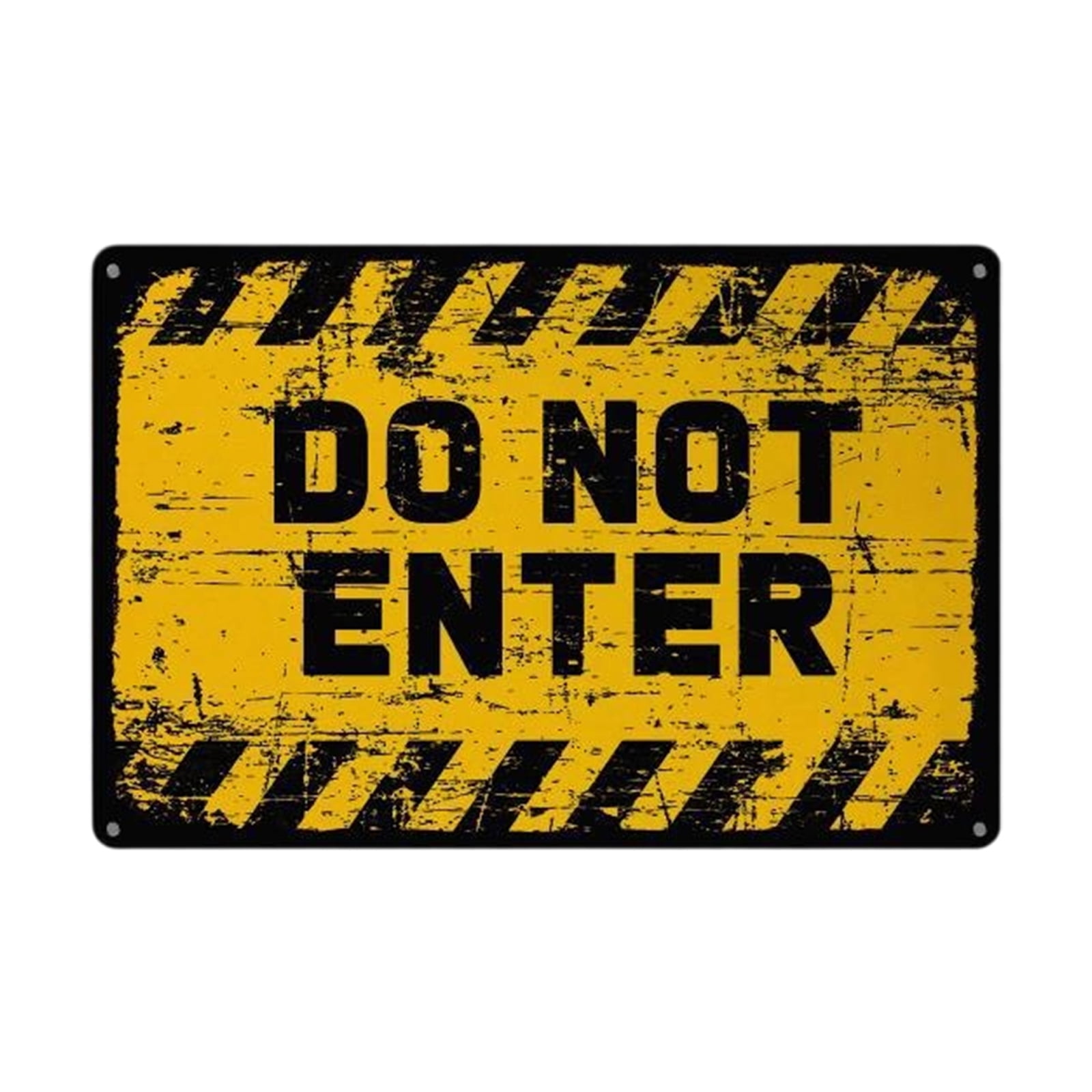 Do Not Enter Signs Indoor/Outdoor Metal Warning Signs Fade/Weather ...