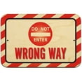 Do Not Enter Wrong Way Sign - Walmart.com