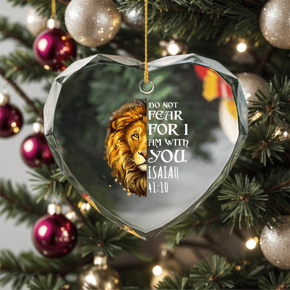 Do Not Fear For I Am With You Isaiah 4110 Lion Of Judah Ornament, Home ...