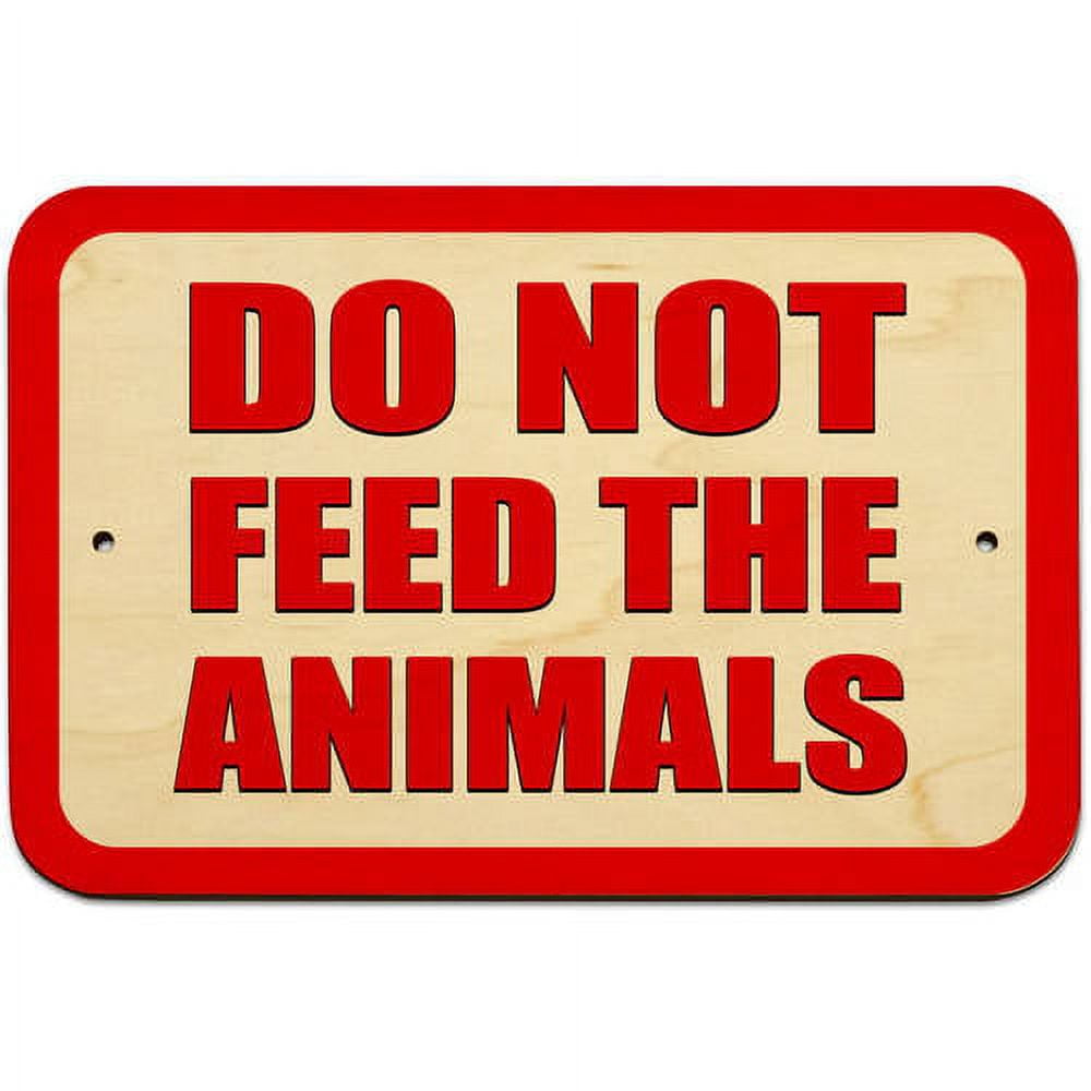 Do Not Feed the Animals Sign - Walmart.com