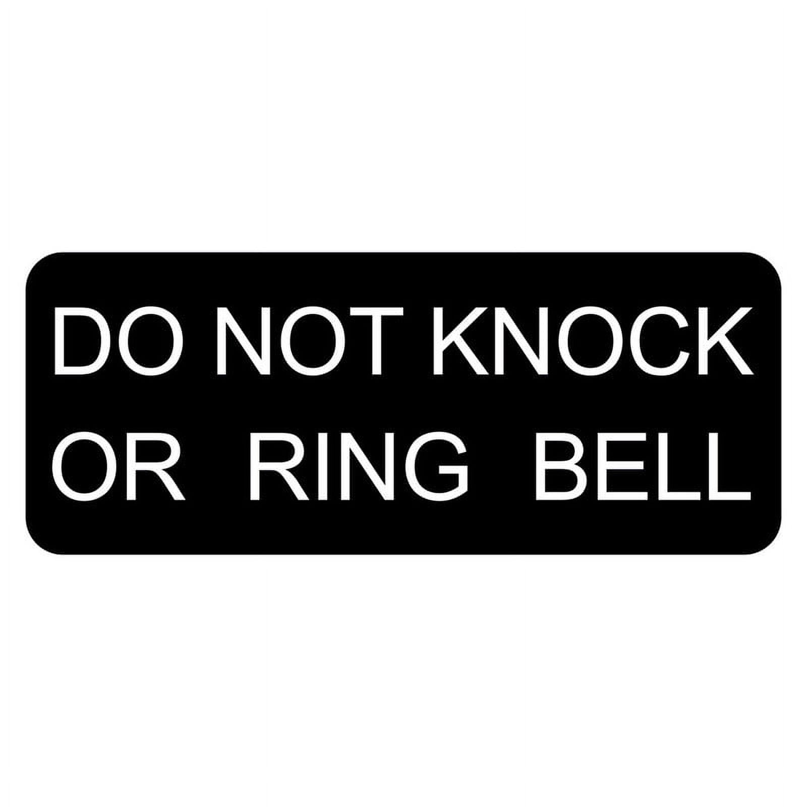 Do Not Knock Or Ring Bell Sign Plaque Sign For House /Office,Signs For ...