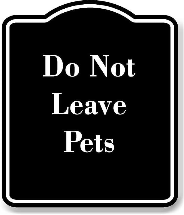 Do Not Leave Keys BLACK Aluminum Composite Sign 8.5''x10'' - Walmart.com