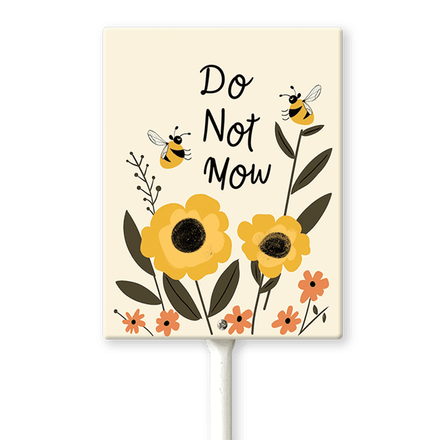 Do Not Mow Sign with Metal Stake 8 x 12 Inches No Mow May Yard Sign No ...