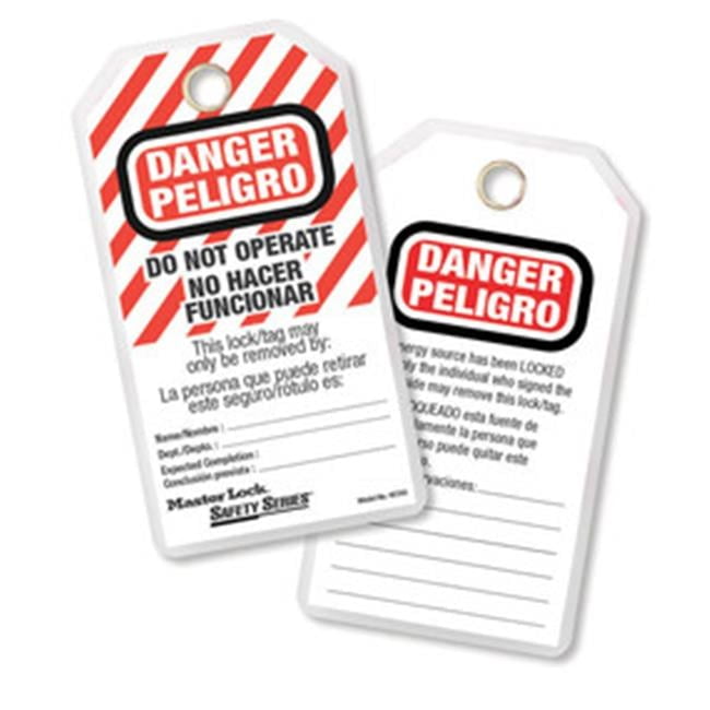 Do Not Operate Safety Tag - Spanish- English- Laminated - Walmart.com