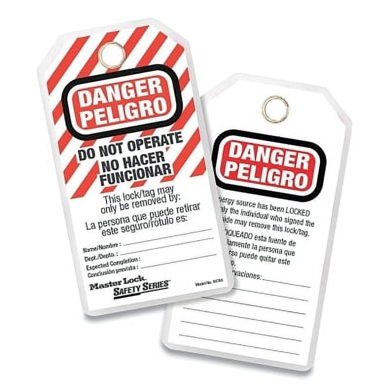 Do Not Operate Safety Tags, Spanish/English, 3-1/8 in W, 5-3/4 in H ...