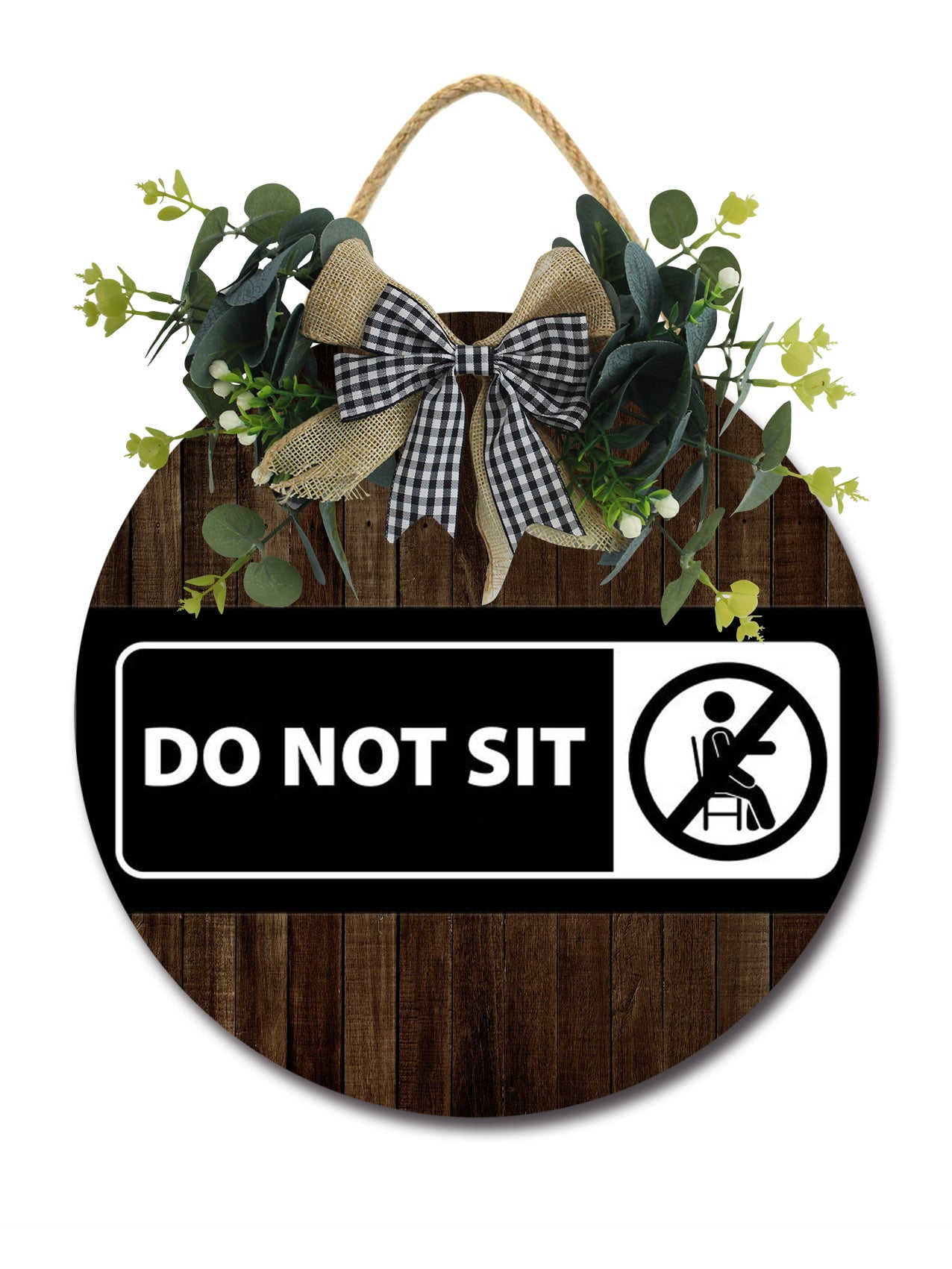 Do Not Sit Sign Farmhouse Wood Sign Front Porch Decor Rustic Wooden ...
