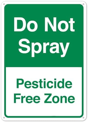 Do Not Spray Sign Facility Signs,Campground Safety Signs Metal Tin Sign ...