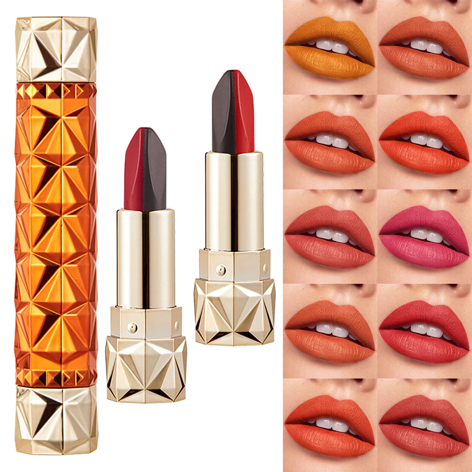 Do Not Stick to the Cup Awwp 1X 3D Magic Ten-Color Lipstick Ten Color ...