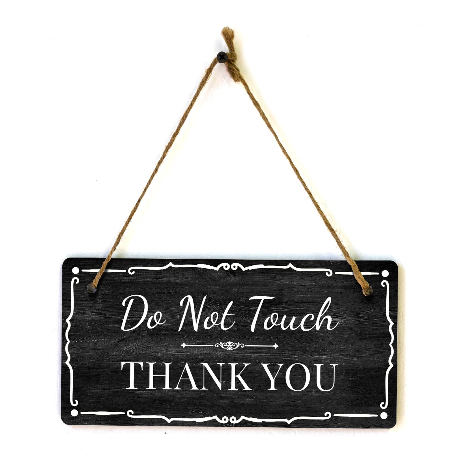 Do Not Touch Thank You 5x10 Hanging Plus Wall or Door Sign | Home ...
