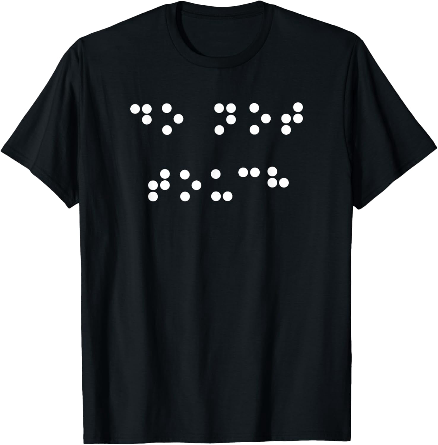 Do Not Touch in Braille Shirt, Blind Humor, Funny Joke Gifts T-ShirtMen ...