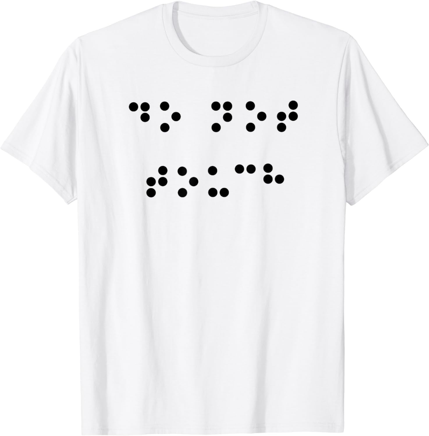 Do Not Touch in Braille Shirt, Blind Humor, Funny Joke Gifts - Walmart.com