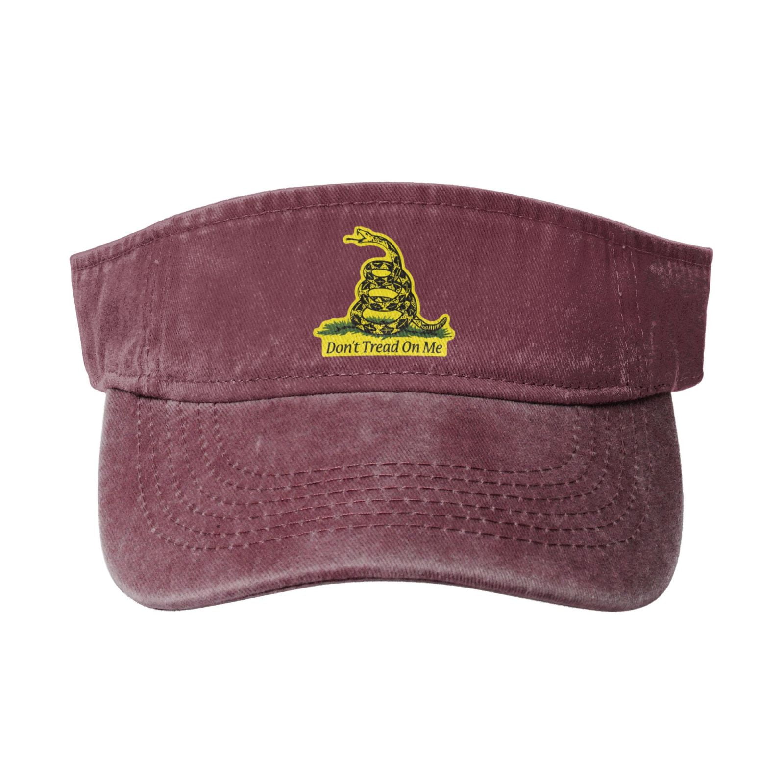 Do Not Tread On Me Sun Visor Hats for Women Men Adjustable Sports Sun ...