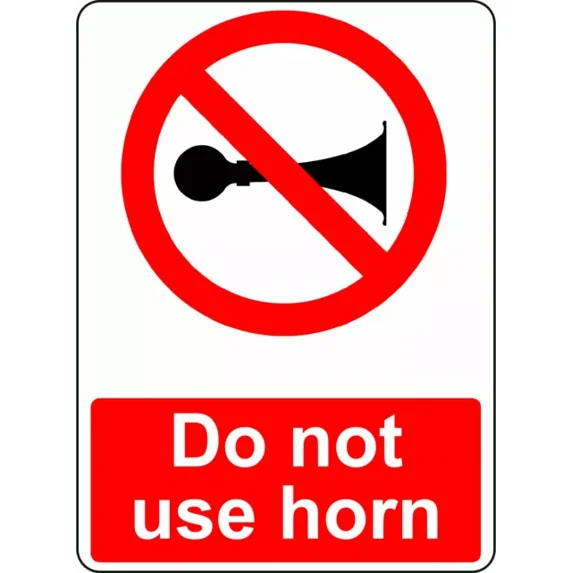 Do Not Use Horn Osha Decal Safety Sign Sticker Usa Made Phone Decal ...