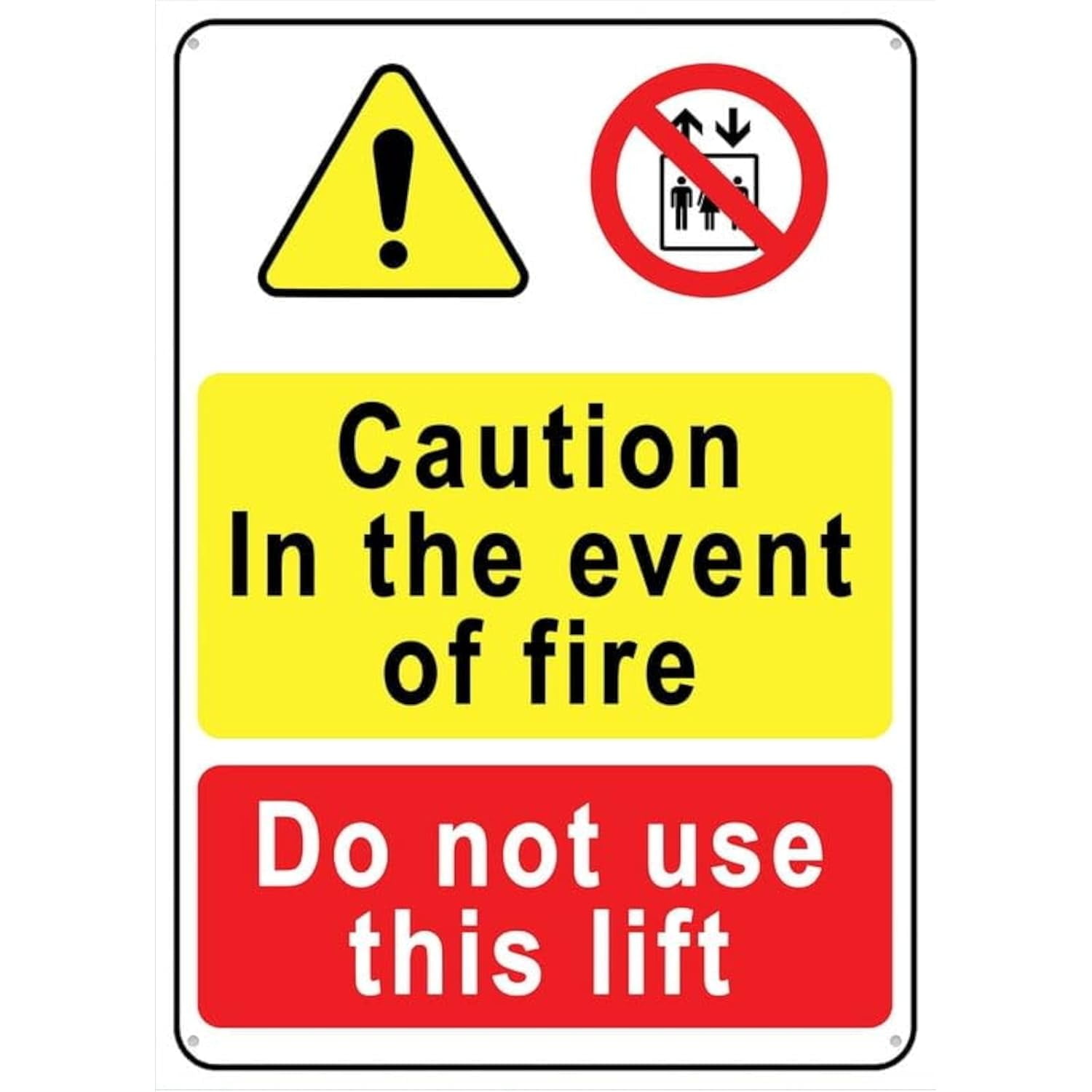 Do Not Use This Lift Sign Outdoor Metal Sign - Metal Signs for Business ...