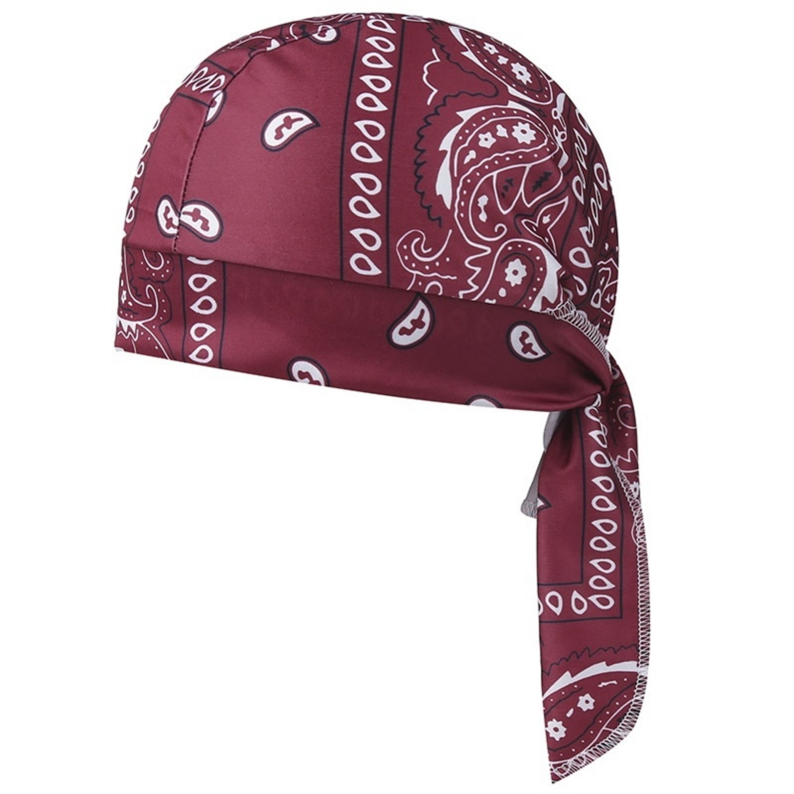 Do Rags Skull Cap Men Women Helmet Liner Head Bandana Motorcycle Durags ...