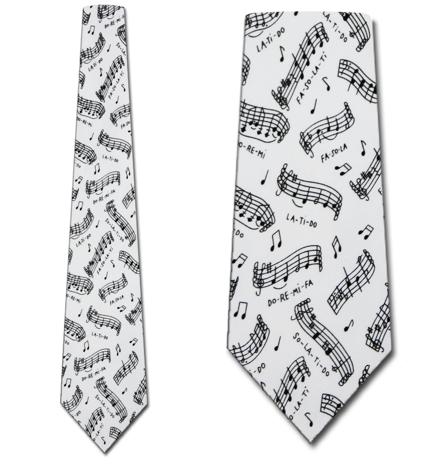 Do Re Mi Ties Music Notes Neckties Mens Tie Sheet Music by The Three ...