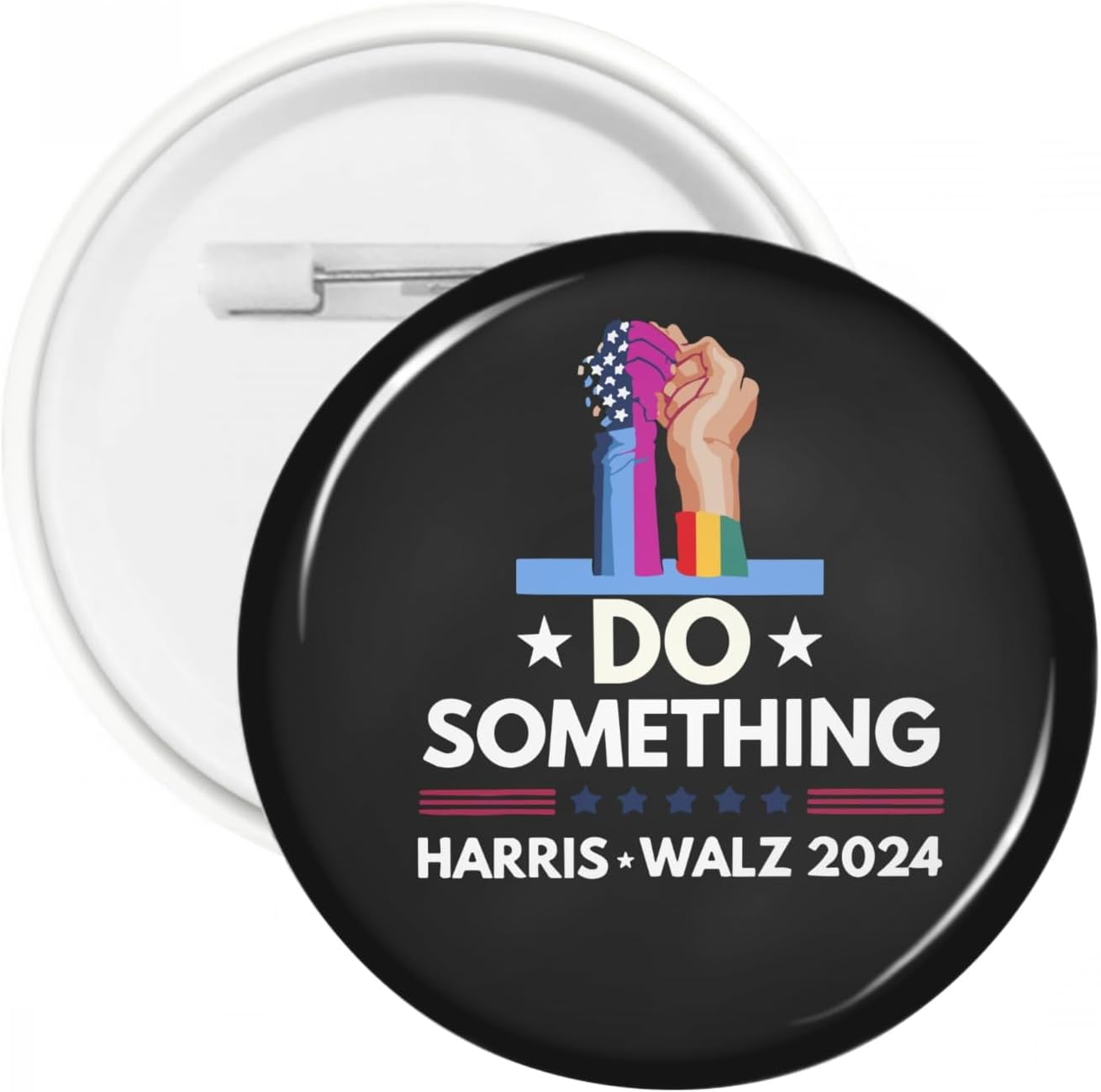 Do Something Harris Walz 2024 Pinback Button Badge Decor Unique for ...