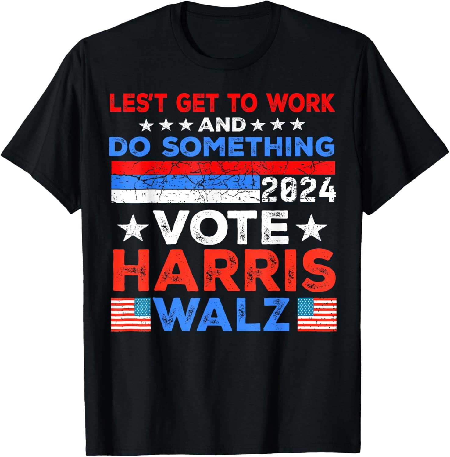 Do Something. Vote Kamala Harris Tim Walz (Waltz) 24 Cotton T-Shirt ...