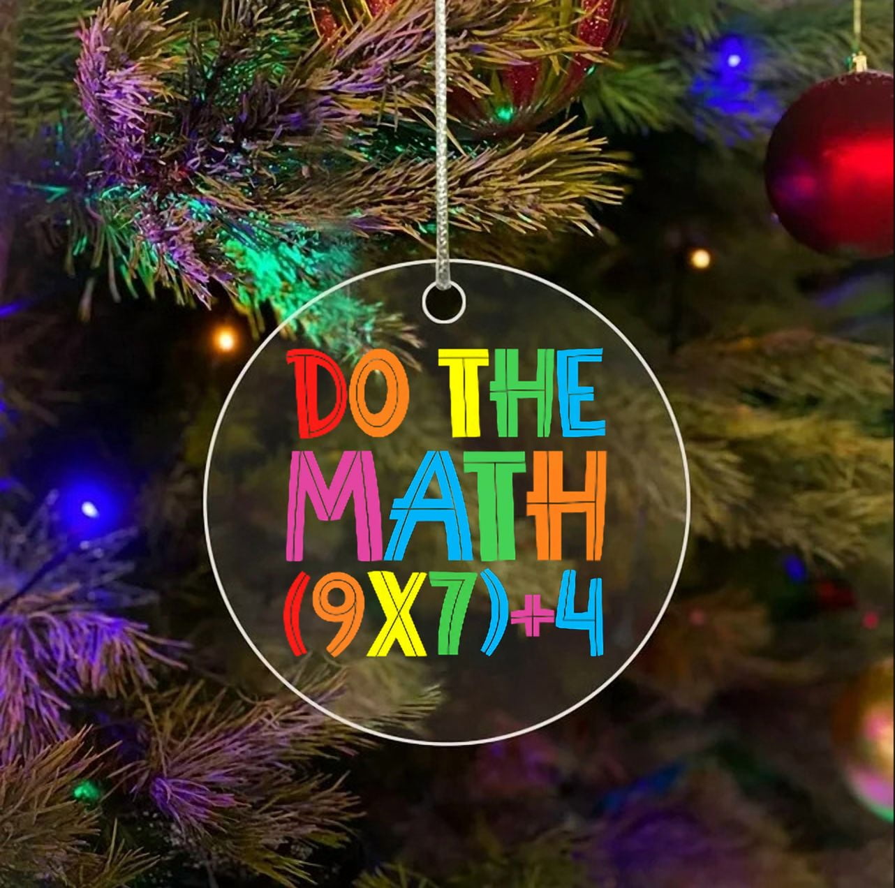 Do The Math 67 6 7 Six Seven Women Teacher Ornament, Home Decoration ...