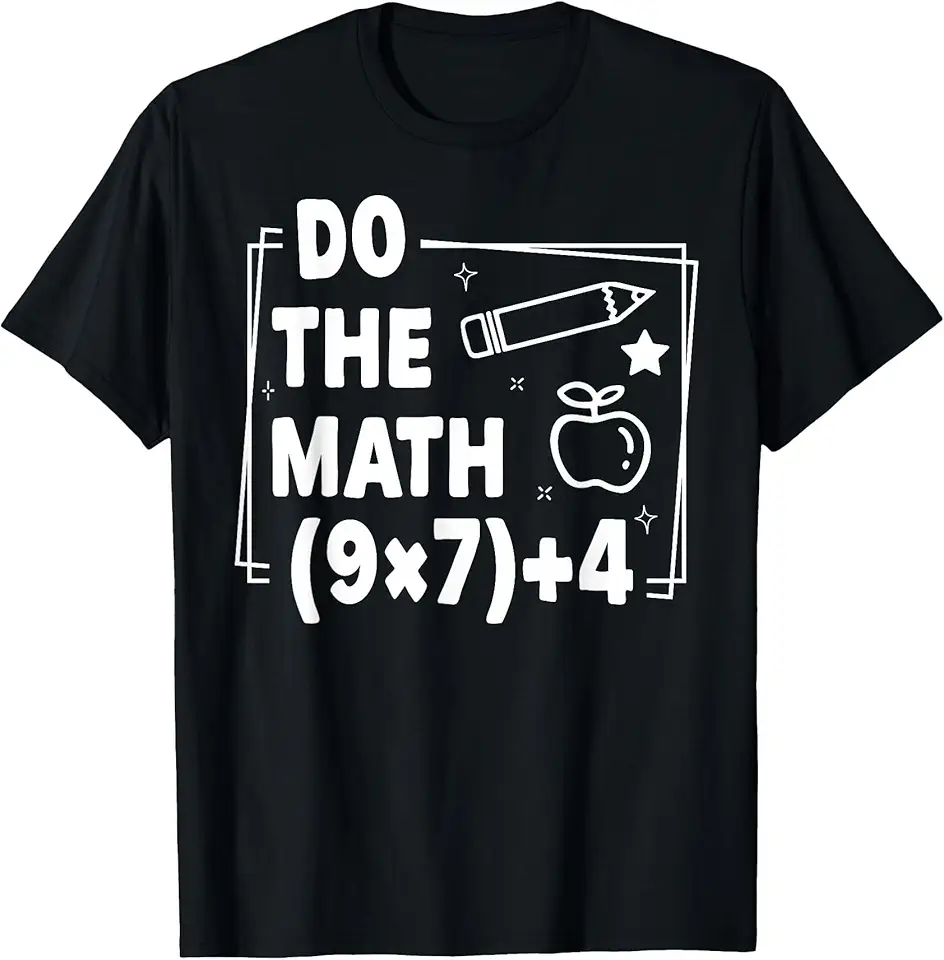 Do The Math Christmas Funny 67 Meme PEMDAS Teacher Joke T-Shirt ...