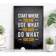 Do What You Can Motivational Quotes Inspirational Wall Art Print Office ...