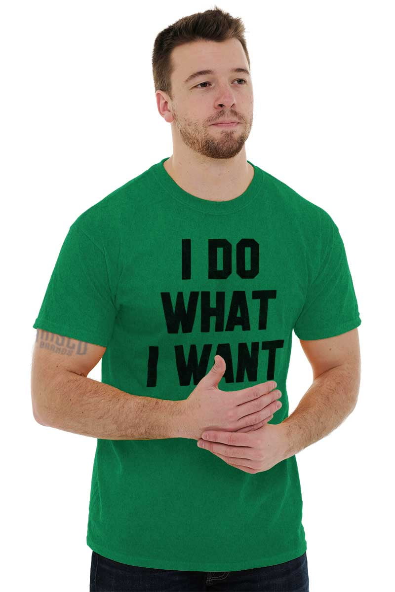 Do Whatever I Want Rude Attitude Unisex Plus Size Graphic Tee Brisco ...