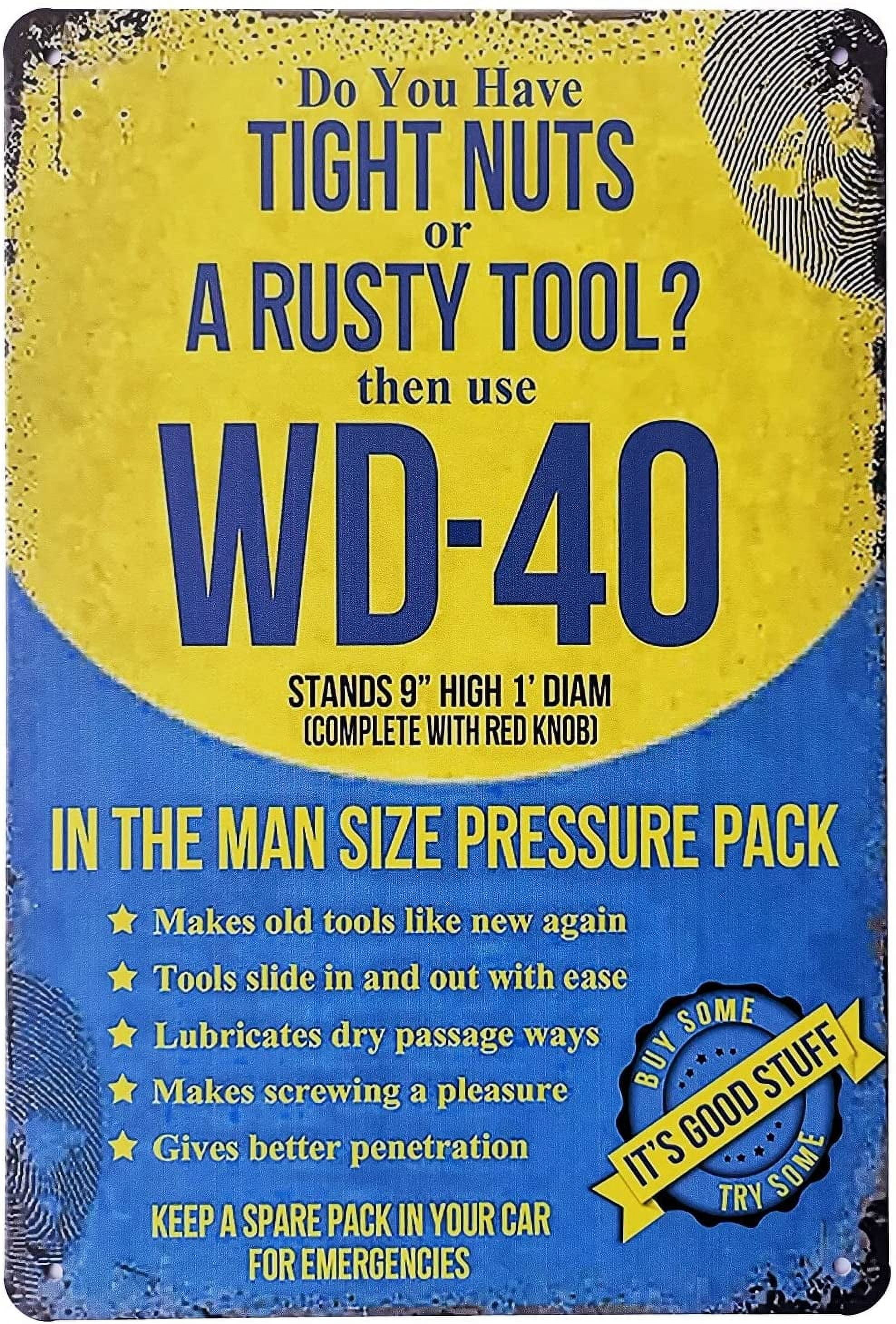 Do You Have Tight Nuts Or A Rusty Tool? Retro Vintage Metal Tin Signs ...