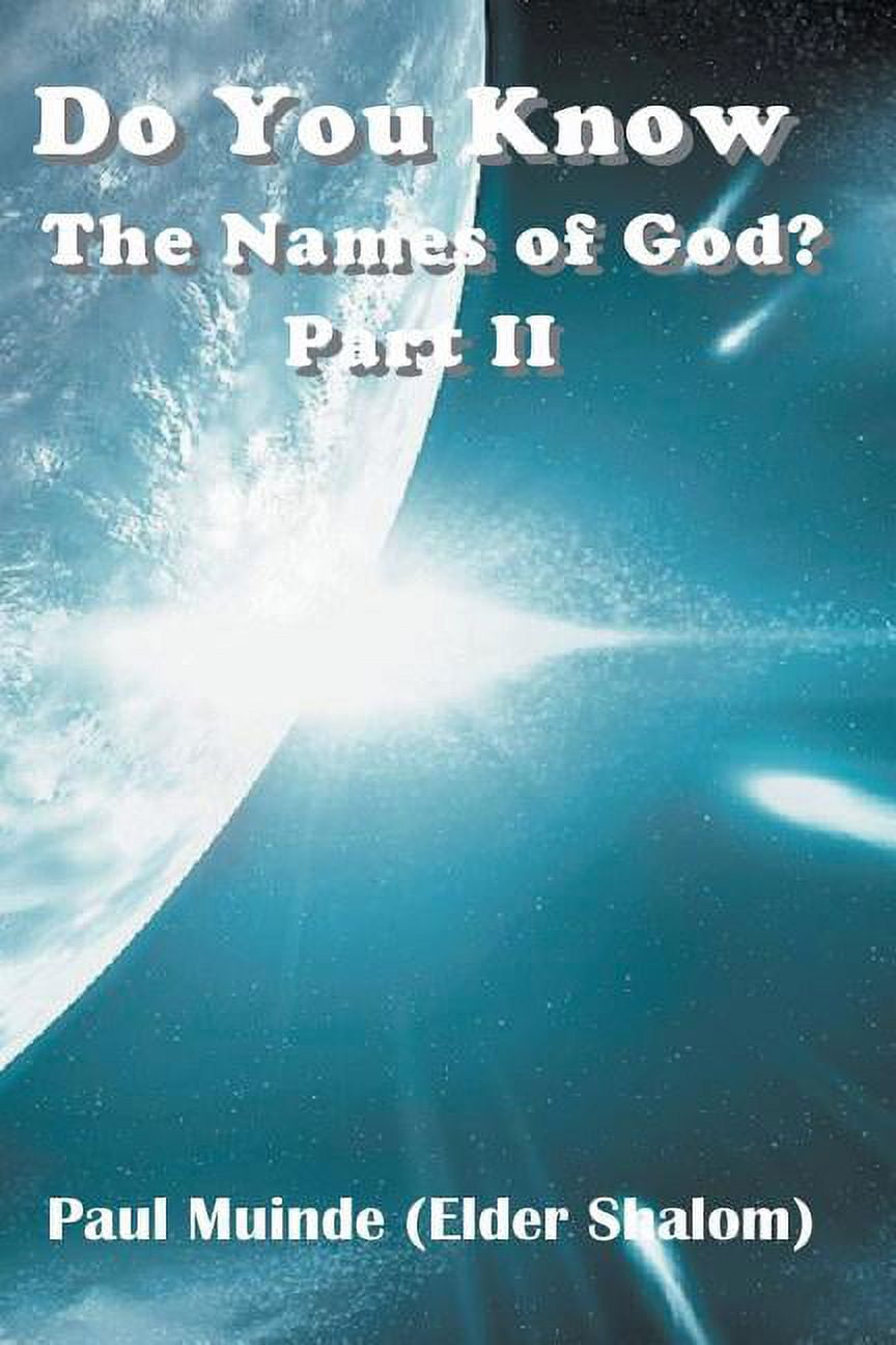 Do You Know the Names of God? Part 2 (Paperback) - Walmart.com