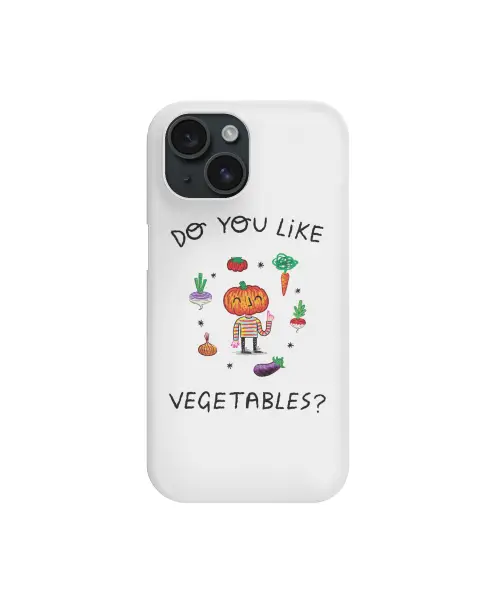 Do You Like Vegetables Funny Vegan Phone Case for iPhone 16 15 14 13 12 ...