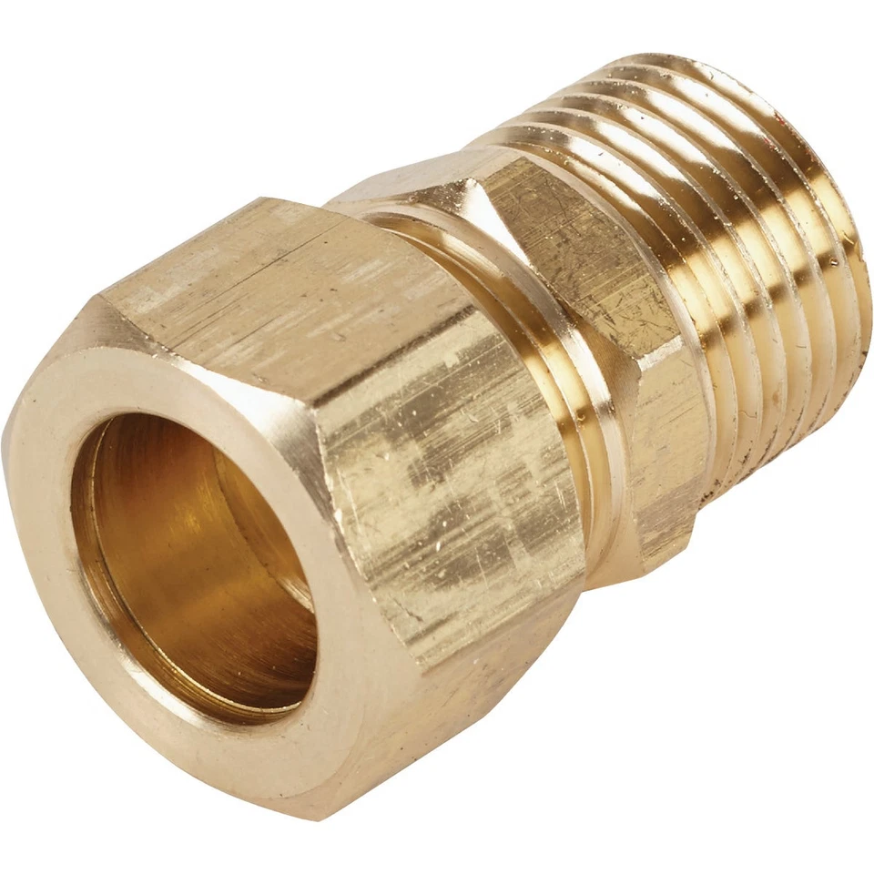 Do it 5/8 In. x 1/2 In. Brass Male Union Compression Adapter 458409 SIM ...